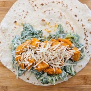Buffalo Chicken Caesar Salad Wraps - Shoppin' Buggy Recipes