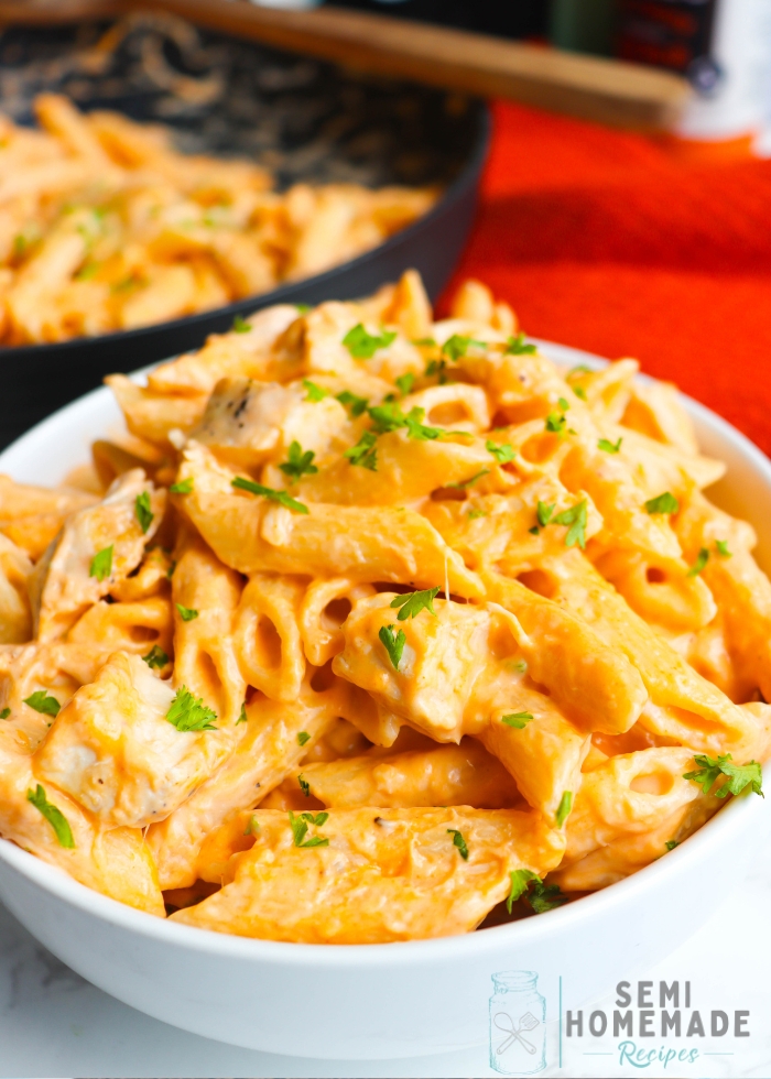 Buffalo Chicken Pasta - Semi Homemade Recipes