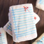 Notebook Paper Rice Krispie Treats - Shoppin' Buggy Recipes